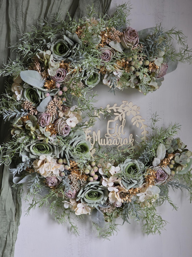 Eid Door Wreath,ramadan Wreath,eid Decoration for Muslim Home,islamic ...