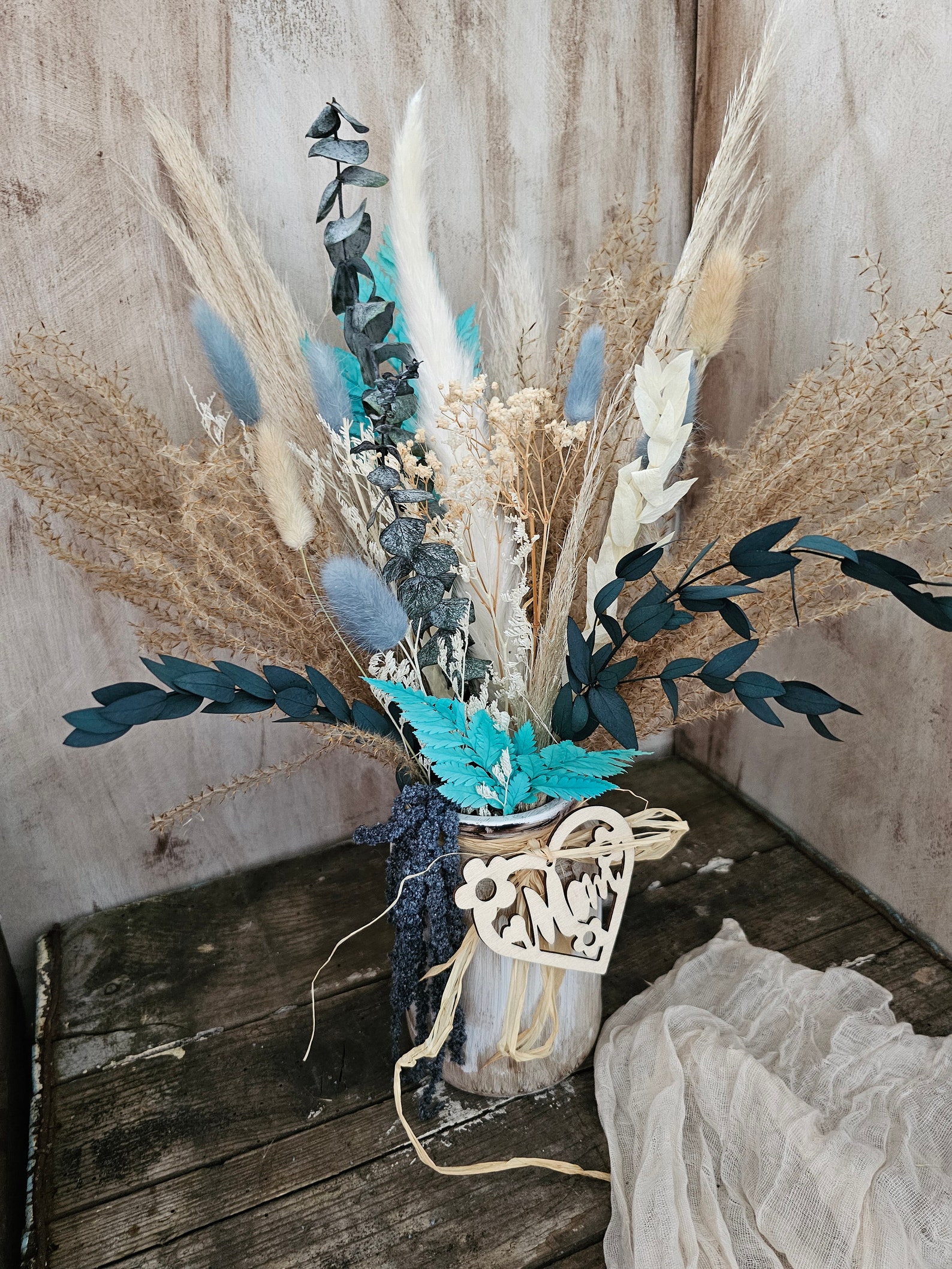 Natural Dried Flower Decor,mothers Day Gift Idea,mum Birthday,gift ...