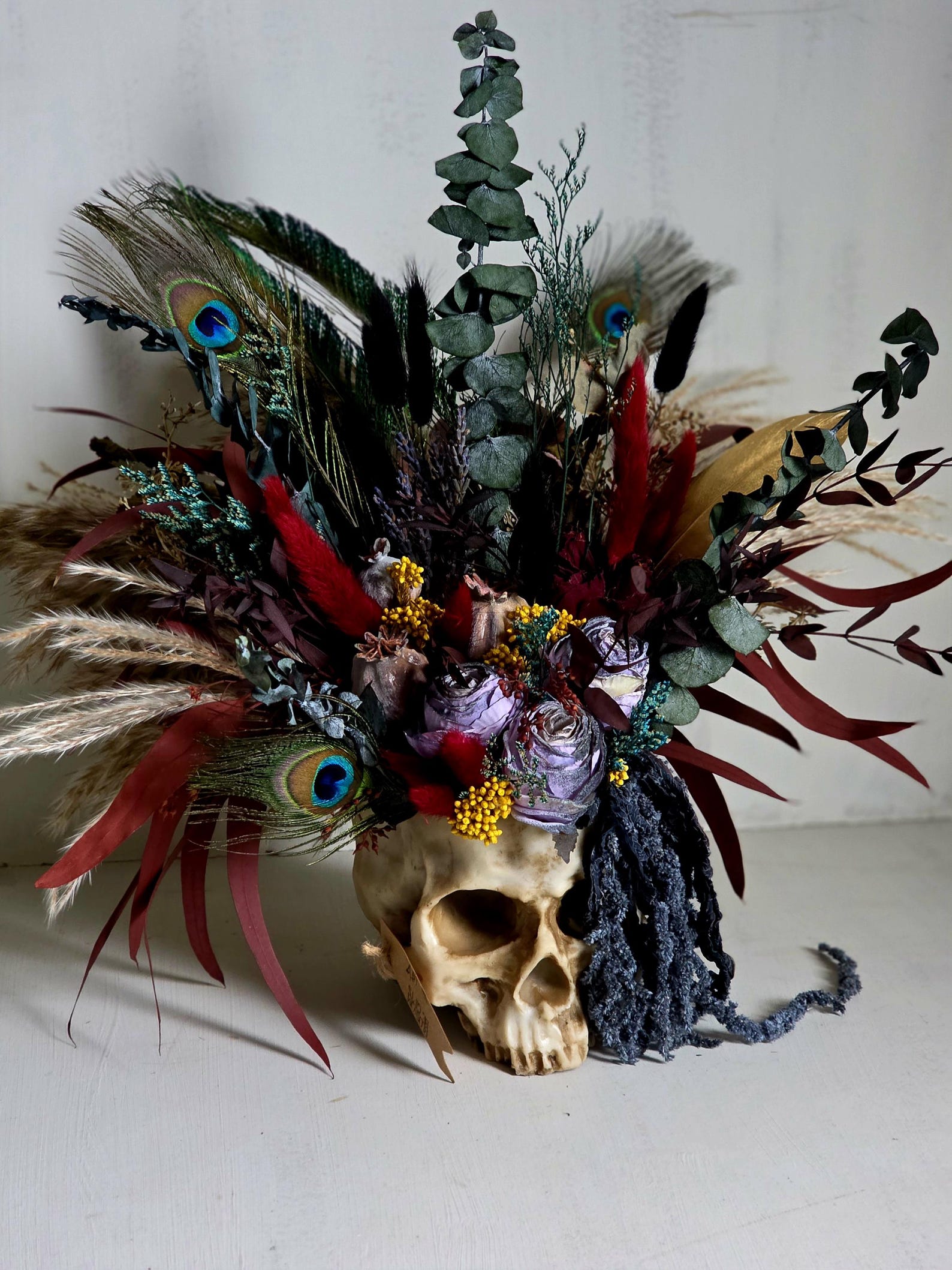 Skeleton Skull Shelf Sitter,halloween Decoration,skeleton Gothic Decor ...