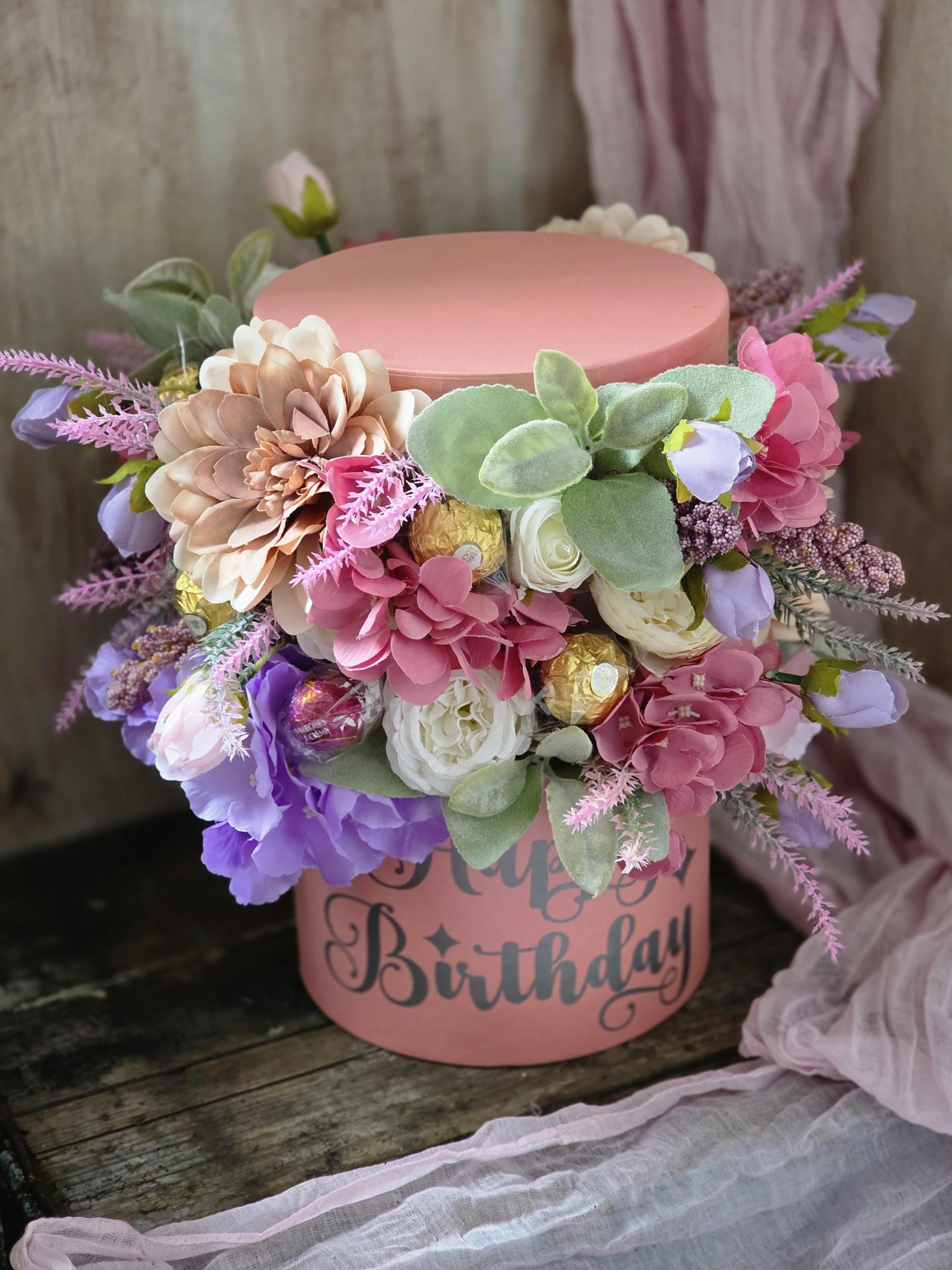 Personalised Birthday Flowers,gift Flowers,chocolate Gift,floral ...