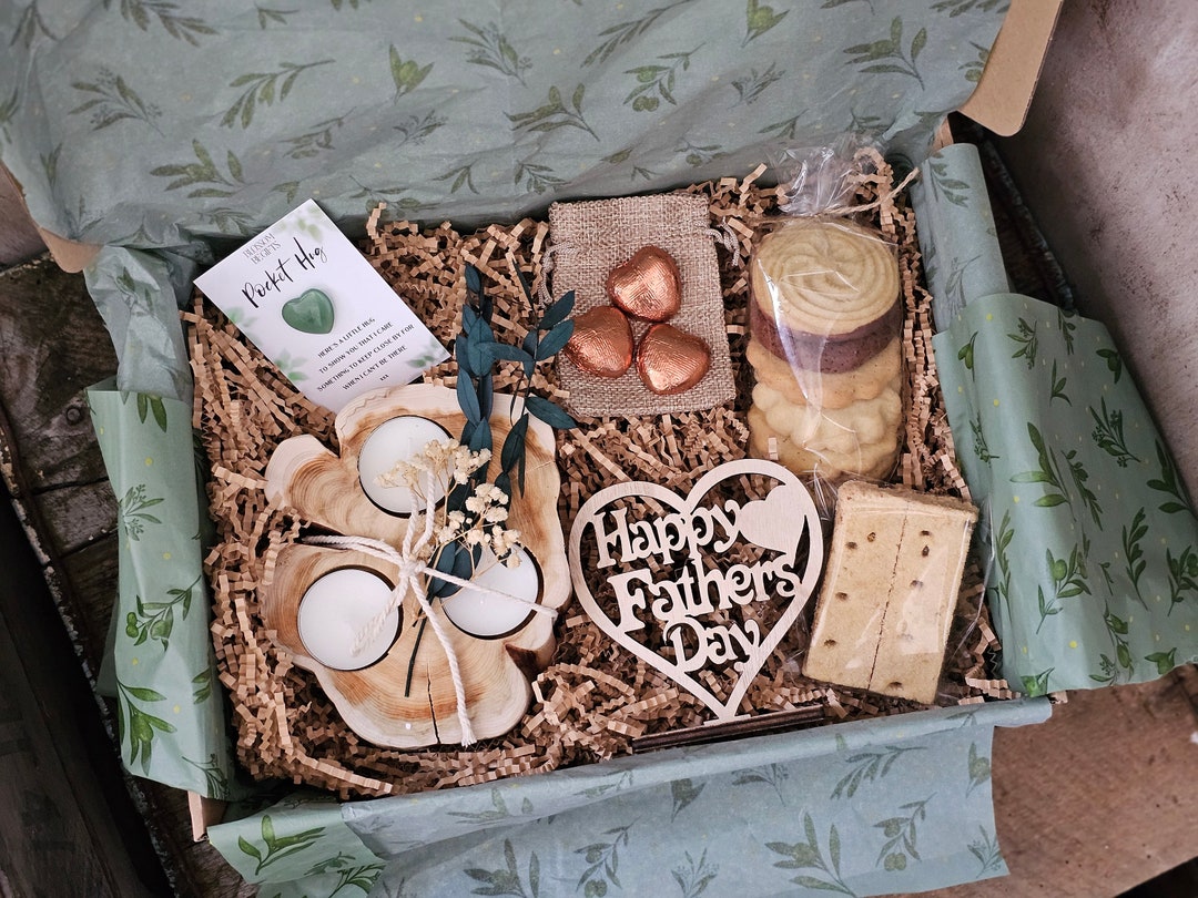 Personalised Dads Gift,unique Birthday Hamper for Men,candle Holder ...