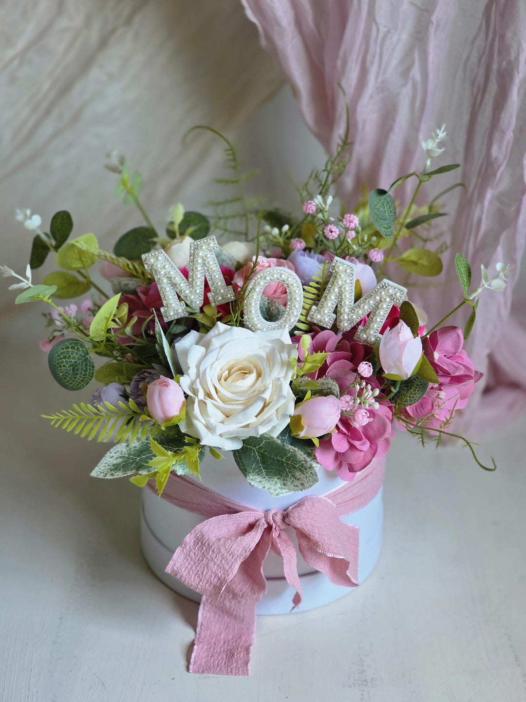 Chocolate Bouquet for Mom,mom Flower Arrangement,gift Set for Mom ...