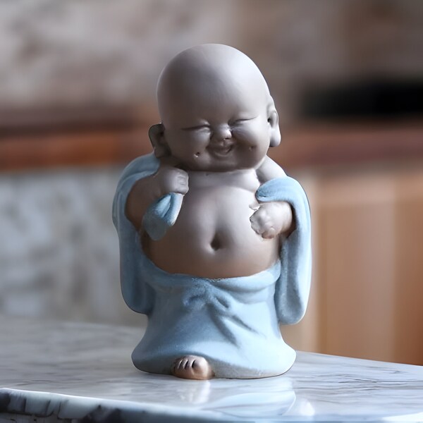 Baby Smiling Monk Buddha - Etsy