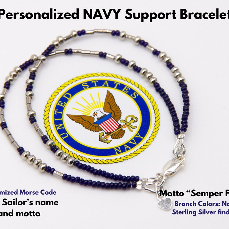 Us Navy Bracelet - Etsy