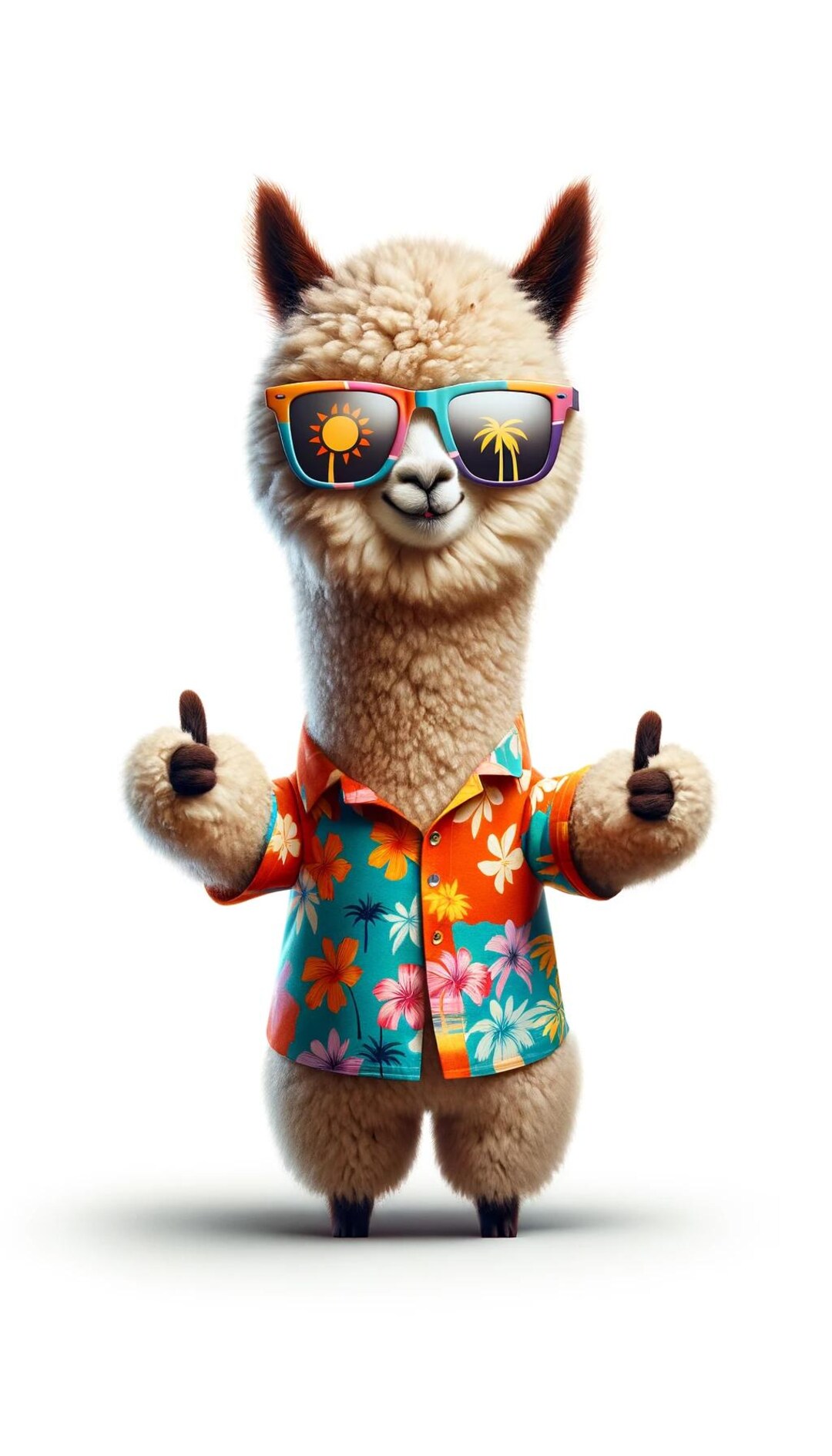 Hilarious Llama: Quirky Alpaca Art Print, Unique Gift for Animal Lovers ...