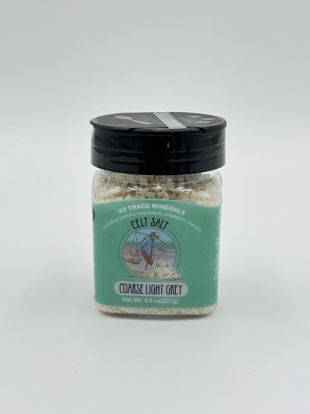 Celtic Sea Salt 8oz Coarse Light Grey Shaker, FREE SHIPPING, Organic ...