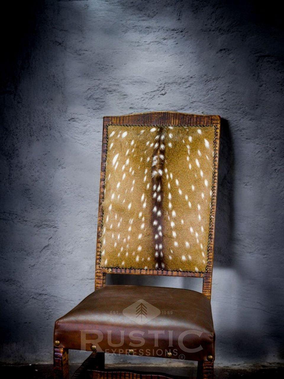 Uphsolstered Old Fashion Texas Chair, Handmade Rustic Wooden Chair ...