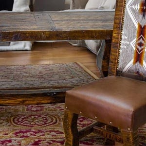 Old Fashion Premium Native Dining Table Set, Reclaimed Wood Dining ...