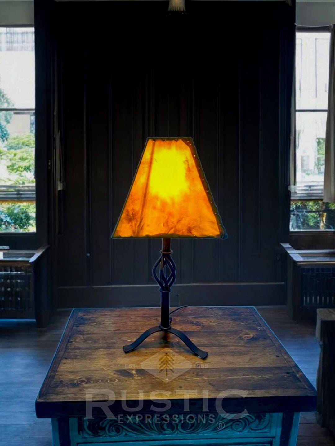 Premium Decatur Lamp Shade, Rustic Industrial Lamp Shade, Handmade ...