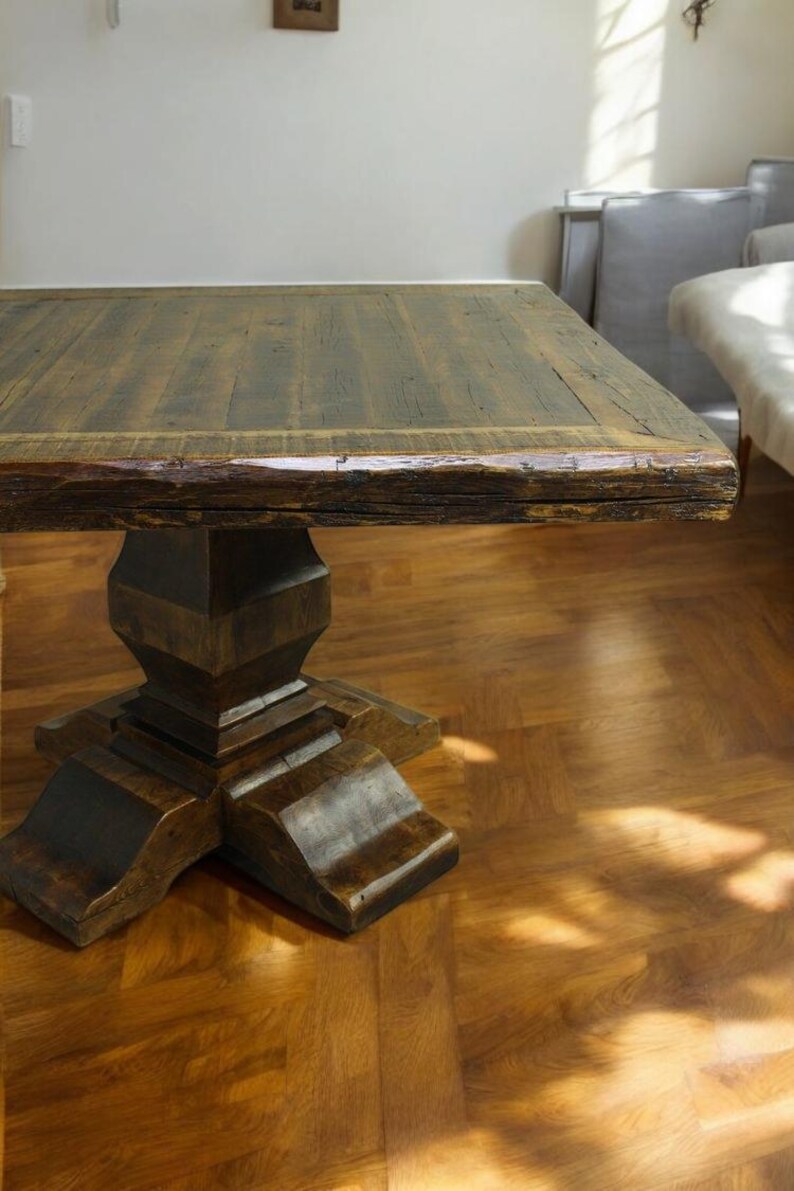 Old Fashion Square Dining Table | Solid Wood, Reclaimed Wood, Custom ...