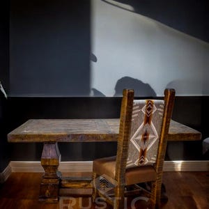Old Fashion Premium Native Dining Table Set, Reclaimed Wood Dining ...