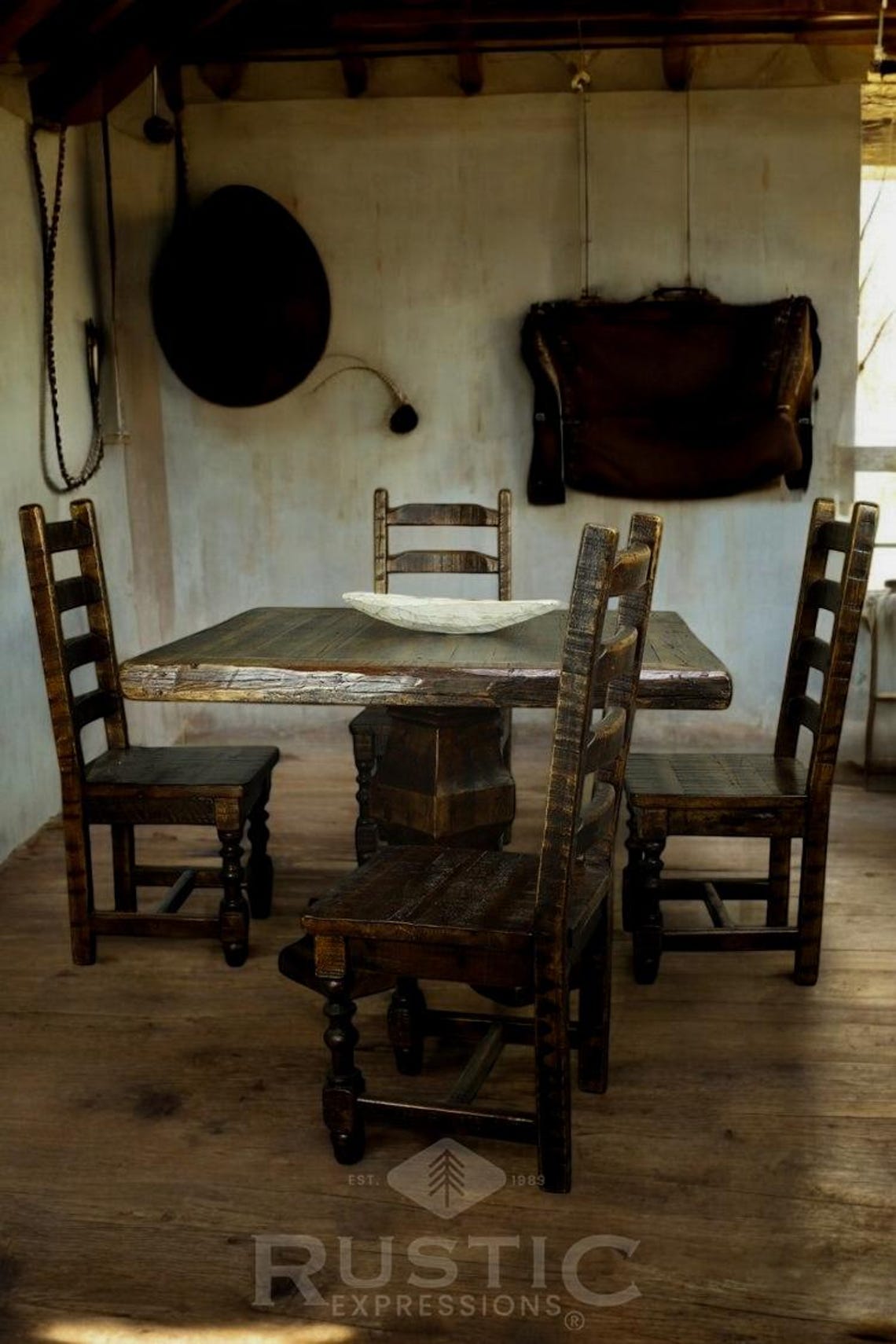 Old Fashion Square Dining Table | Solid Wood, Reclaimed Wood, Custom ...