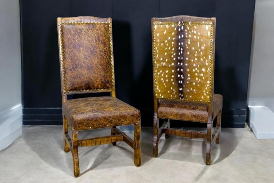 Deer Royal Brick Old Fashion Texas Chair - Etsy