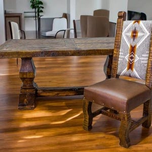 Old Fashion Premium Native Dining Table Set, Reclaimed Wood Dining ...