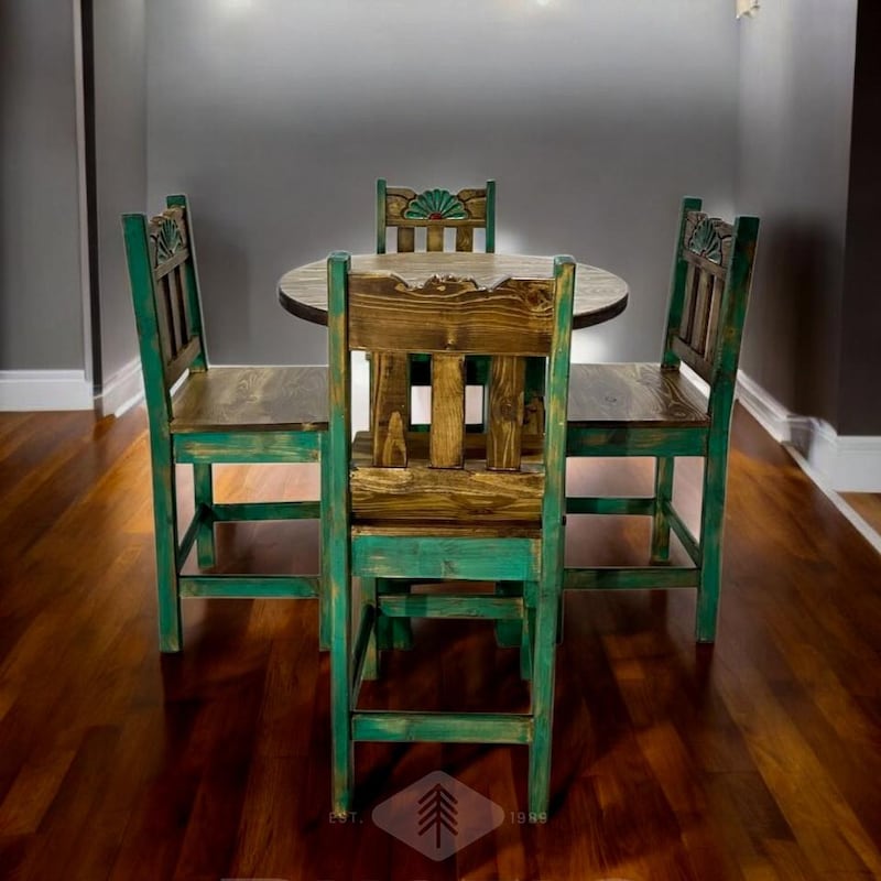 Rustic Bistro Table - Etsy