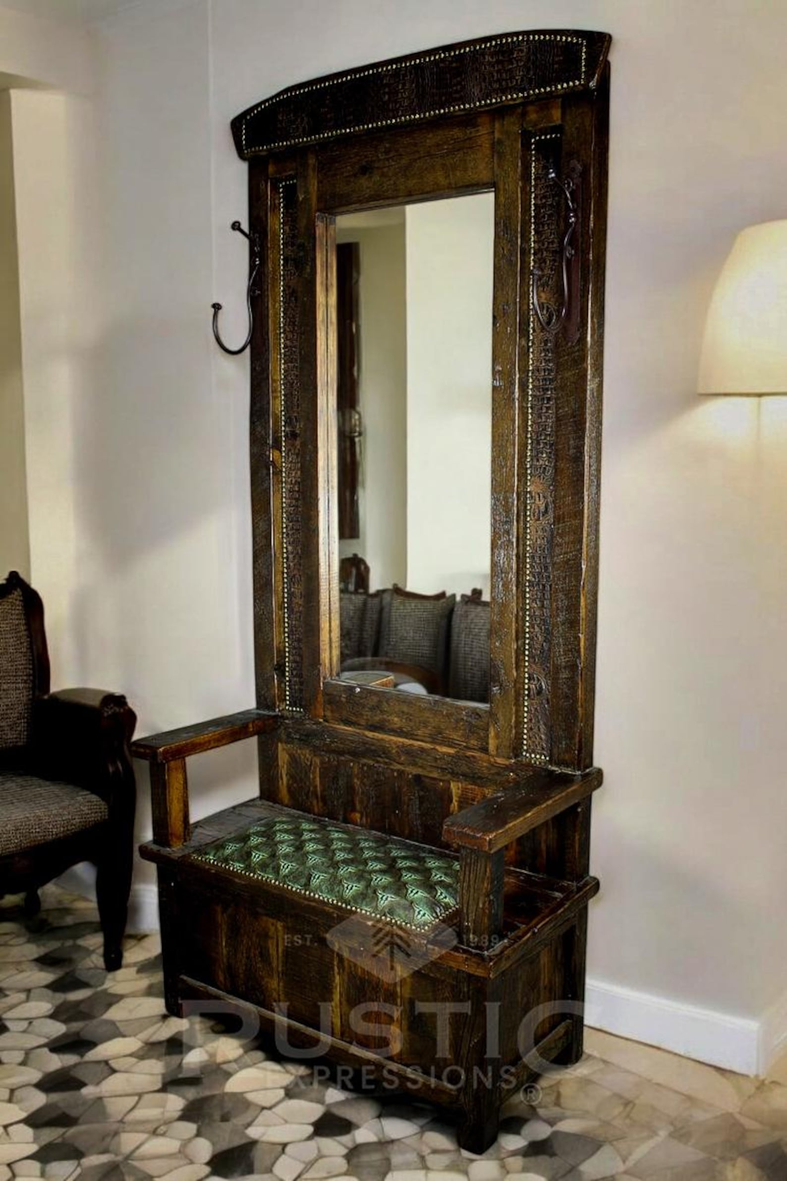 Old Fashion Kingdom Chair | Rustic Throne Chair, Solid Wood, Custom ...