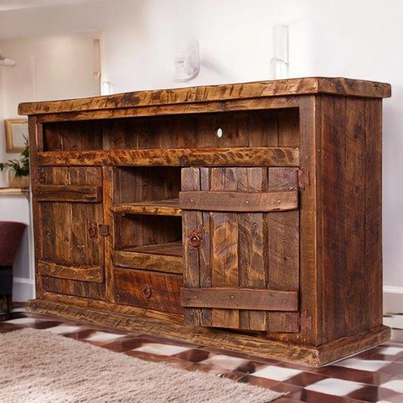 Rustic Tv Console - Etsy