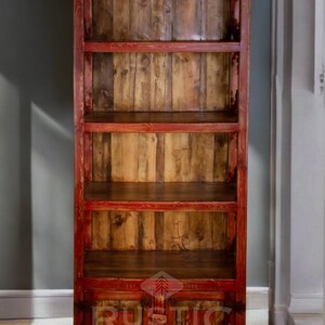 Metal Scroll Bookcase, Unique Vintage Home Decor, Rustic Book Storage ...