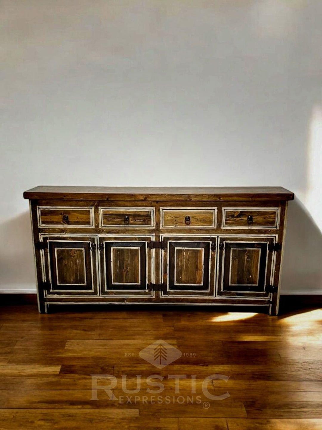 Aztec Buffet, Rustic Aztec Buffet, Solid Reclaimed Wood Cabinet ...