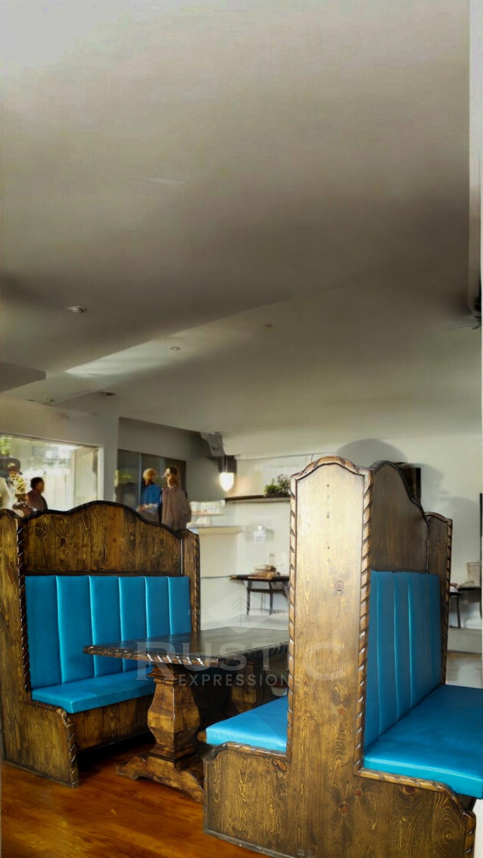 Navajo Booth, Restaurant Booth, Handmade Wooden Dining Booth for ...