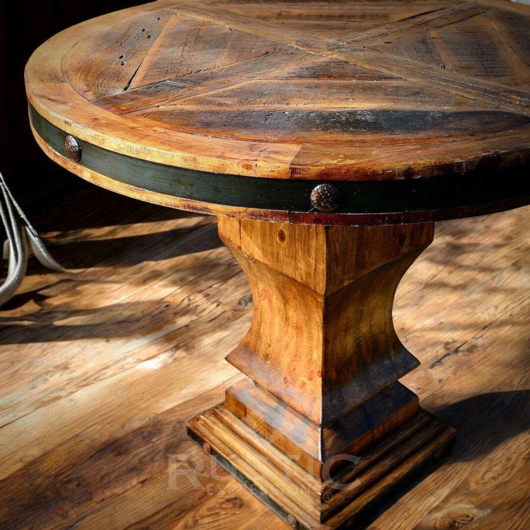 Old Fashion Hacienda Bar Table, Farmhouse Pub Table for Home Bar ...