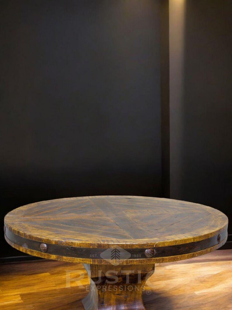 Old Fashion Hacienda Bar Table, Farmhouse Pub Table for Home Bar ...