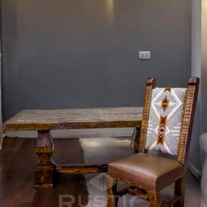 Old Fashion Premium Native Dining Table Set, Reclaimed Wood Dining ...