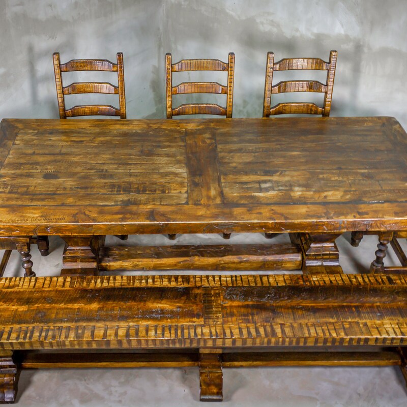 Rustic Dining Table - Etsy