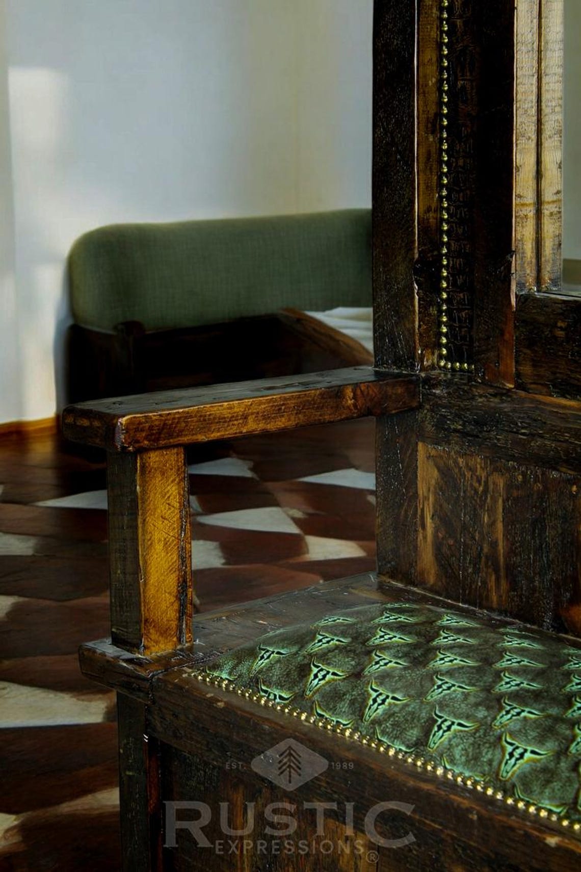 Old Fashion Kingdom Chair | Rustic Throne Chair, Solid Wood, Custom ...