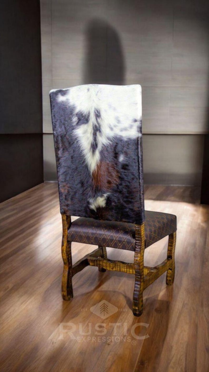 Uphsolstered Old Fashion Texas Chair, Handmade Rustic Wooden Chair ...