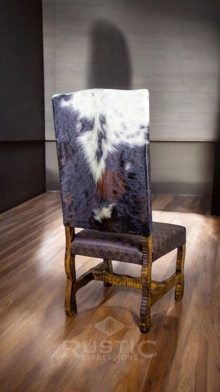 Uphsolstered Old Fashion Texas Chair, Handmade Rustic Wooden Chair ...