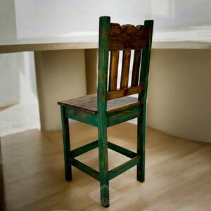 Tularosa Stool, Rustic Southwestern Stool, Handcrafted Rustic Stool ...
