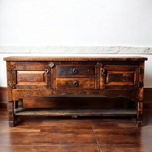 Old Fashion Cross Creek Buffet, Reclaimed Wood, Barn Wood Buffet ...