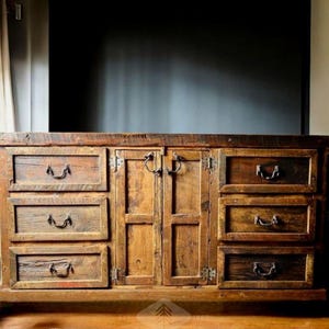 Old Fashion Dresser, Solid Wood Vintage Style, Rustic Farmhouse Style ...