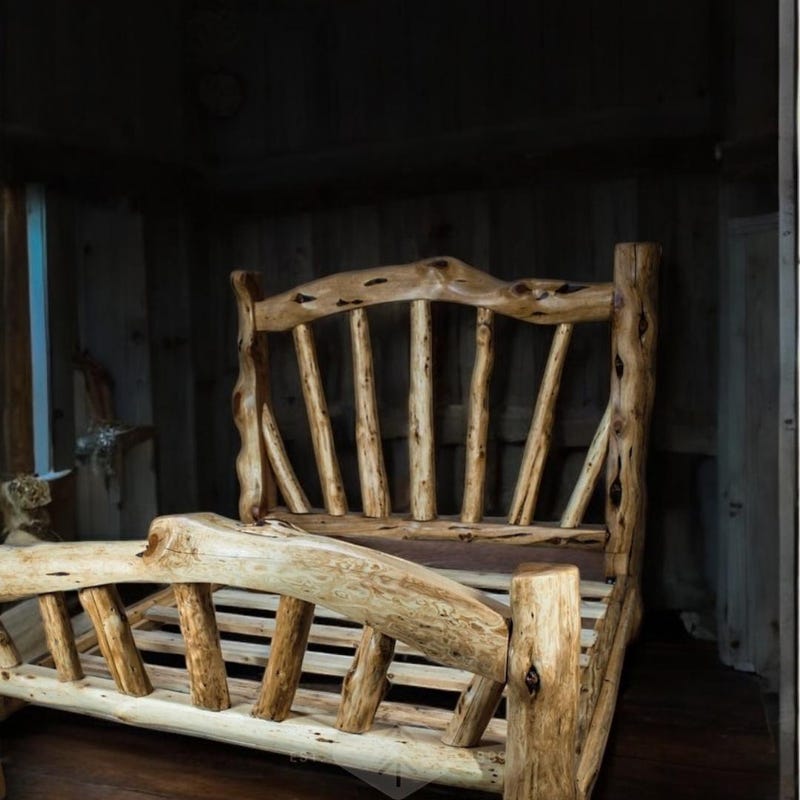 Cedar Log Furniture - Etsy