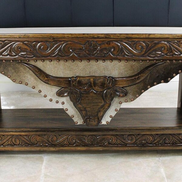 Rustic Sofa Table - Etsy