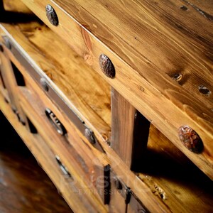 Dakota TV Console, Stylish & Rustic, Rustic TV Console, Metal Accents ...