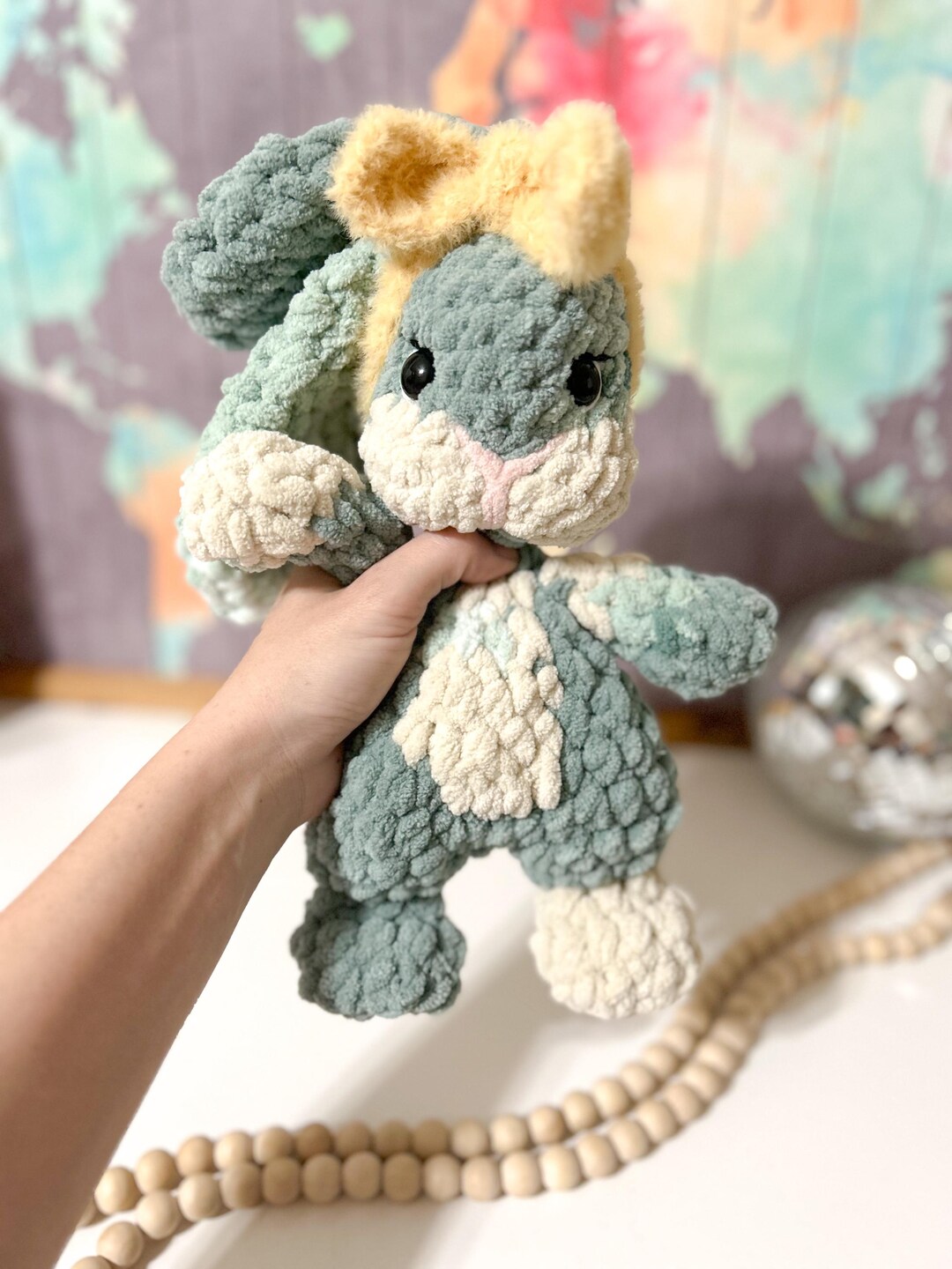 Bonnie Bunny Lovey - Bun Hybrid Plush - Kitten Loving Gift - Easter ...