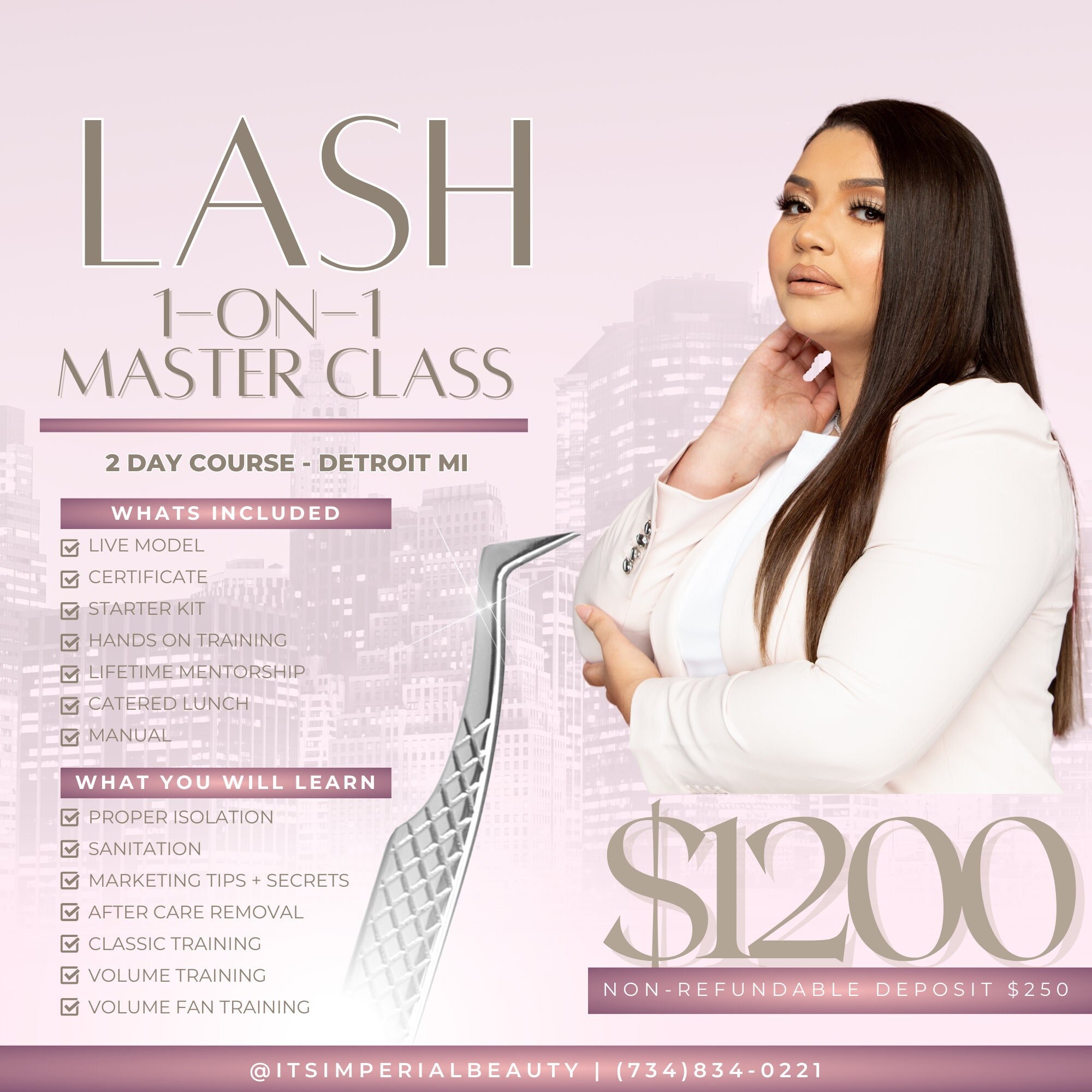 Lash Class Flyer - Etsy