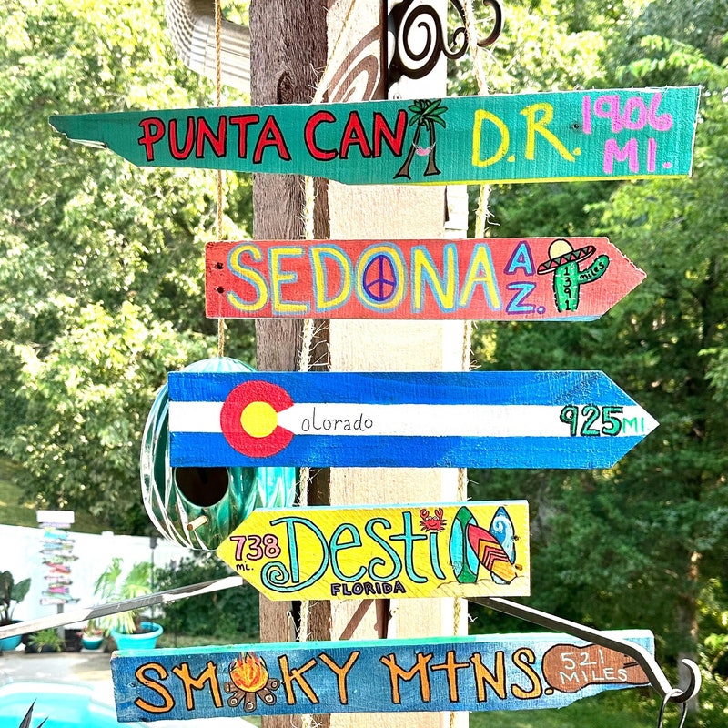 Mileage Signs - Etsy