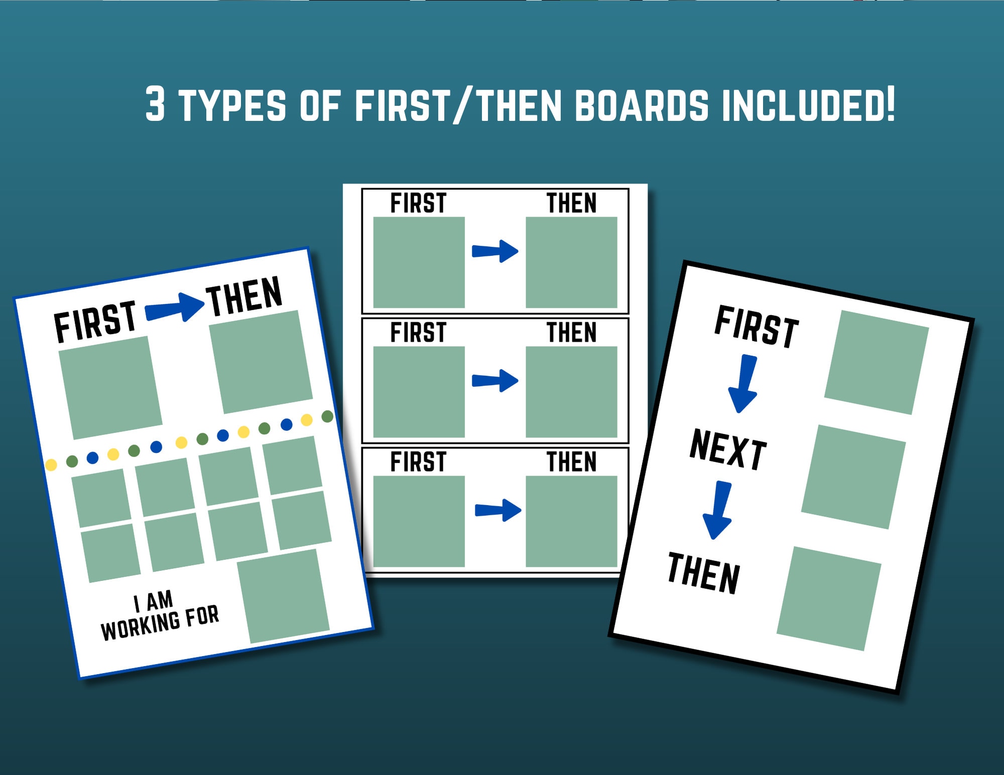 First/then Board and Icons for Home and School - Etsy