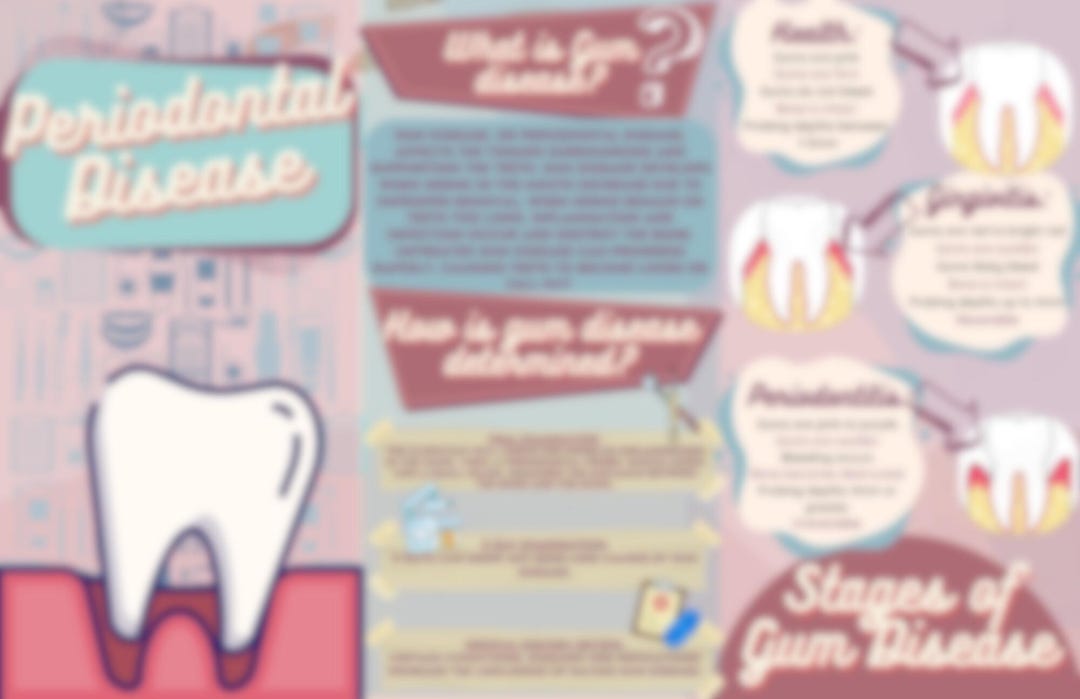 Periodontal Disease Brochure | Dental Hygiene Patient Handout | Gum ...