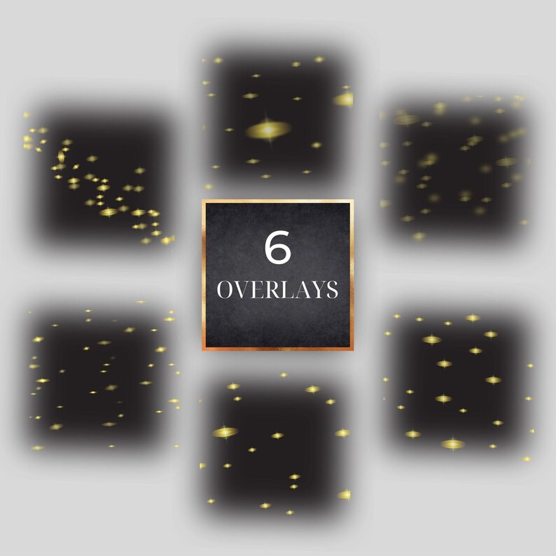 Gold Twinkle Star Overlays- PNG- Clipart Texture - 300DPI Transparent ...