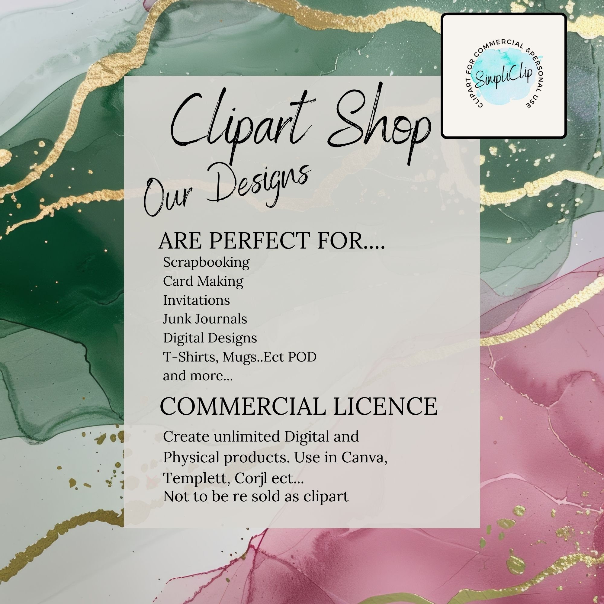 Green and Pink Digital Papers-backgrounds-paper Craft Supplies ...