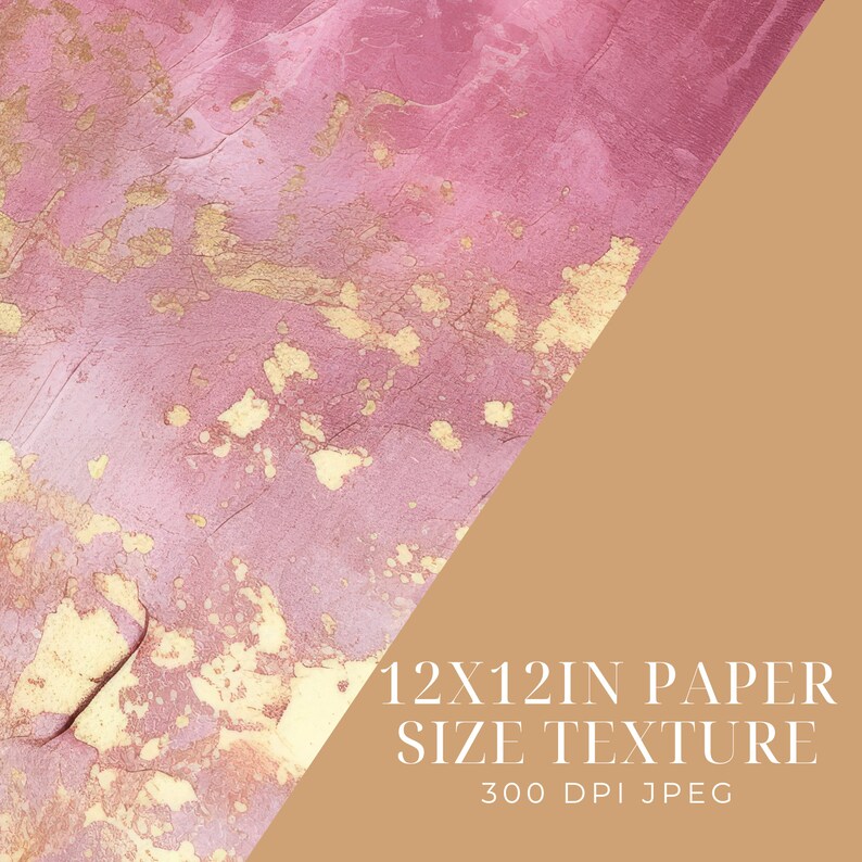 Pink & Gold Foil Texture Clipart Pack JPEG Images Commercial Use ...