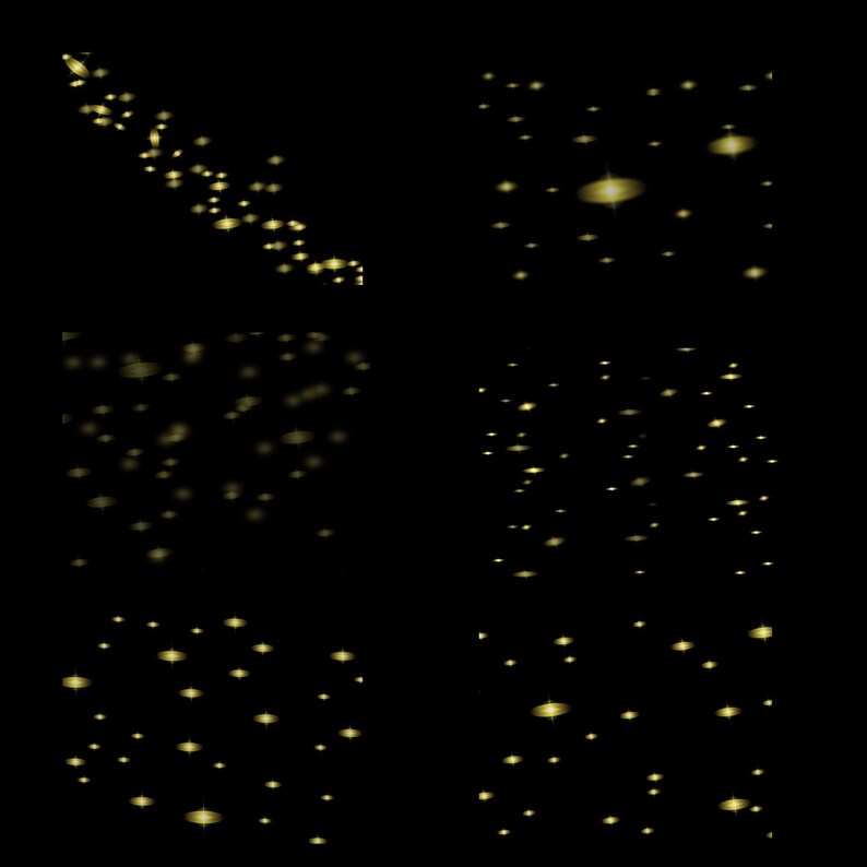 Gold Twinkle Star Overlays- PNG- Clipart Texture - 300DPI Transparent ...