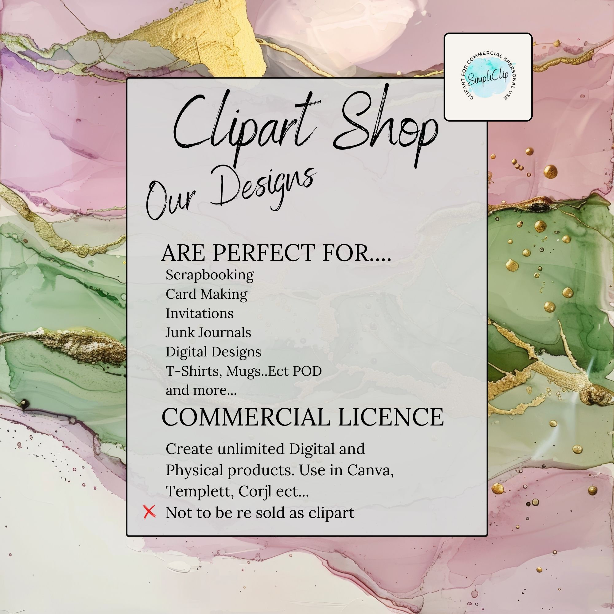 Sage and Pink Digital Papers- Textures Alcohol Ink-gold- Clipart-jpeg ...