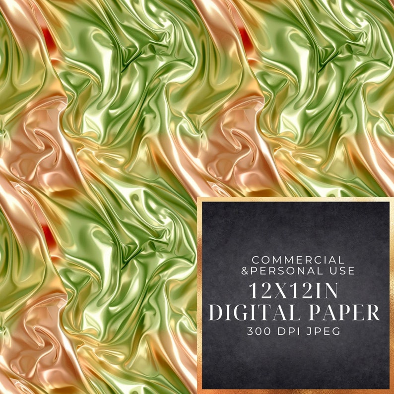 Sage and Pink Digital Papers Seamless-metallic Marble Textures ...