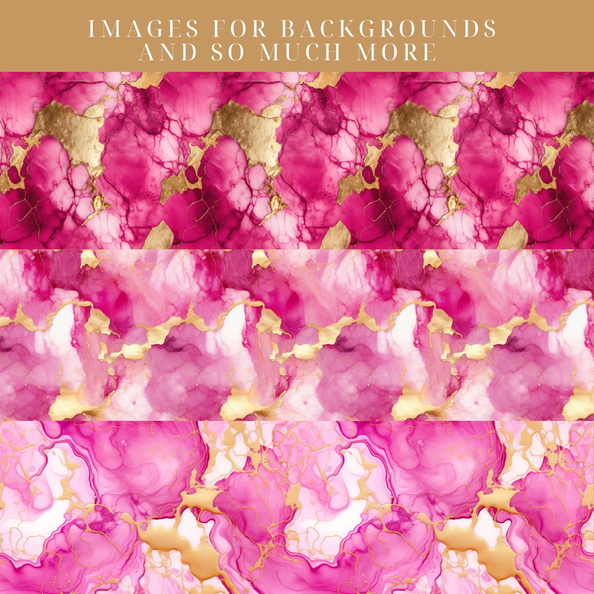 Hot Pink Foil Alcohol Ink Seamless Digital Paper Clipart-metallic ...