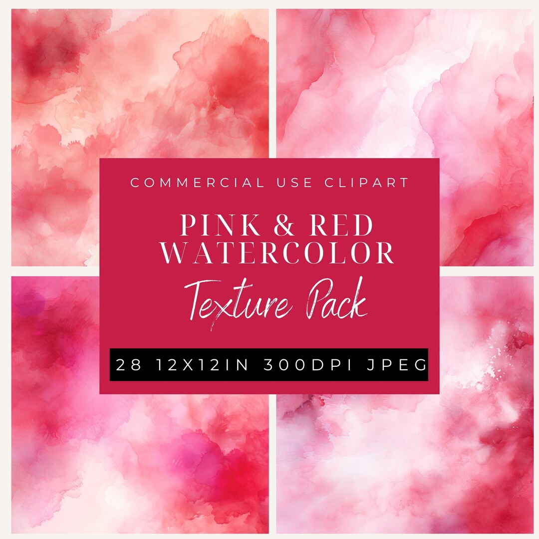 Purple & Pink Watercolor Texture Digital Paper Clipart -JPEG ...